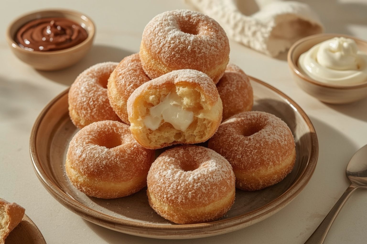 Eggless Bomboloni Recipe - Culinary Pearl