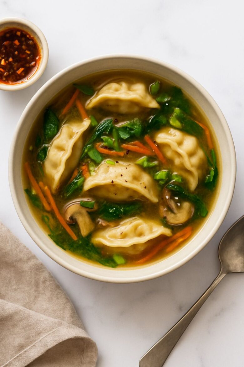 Potsticker Soup Recipe - Culinary Pearl