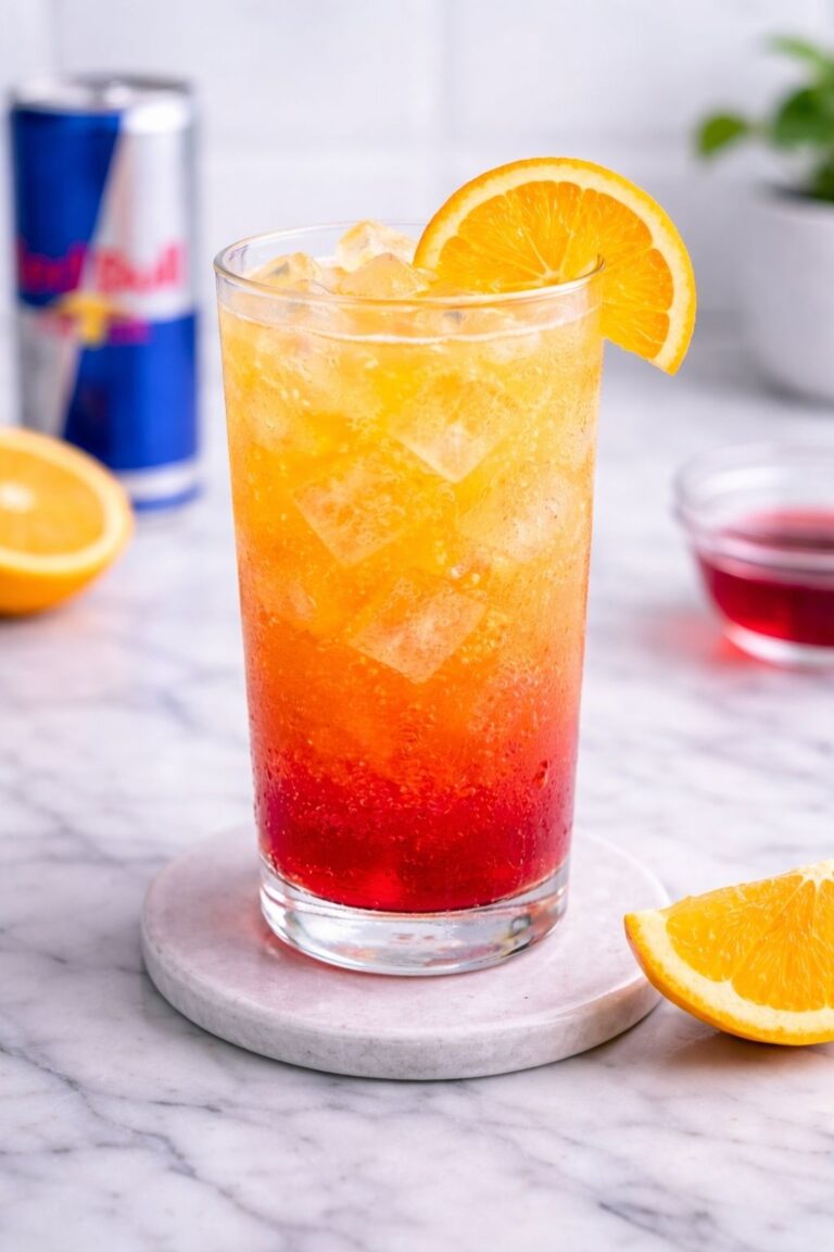 Red Bull Sunrise Recipe - Culinary Pearl